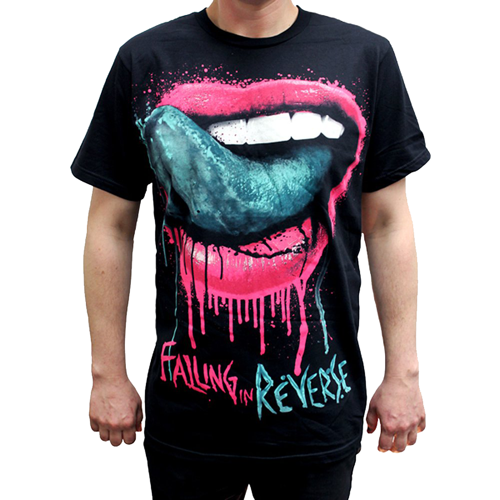 Lips T-Shirt (Black) – Epitaph Records